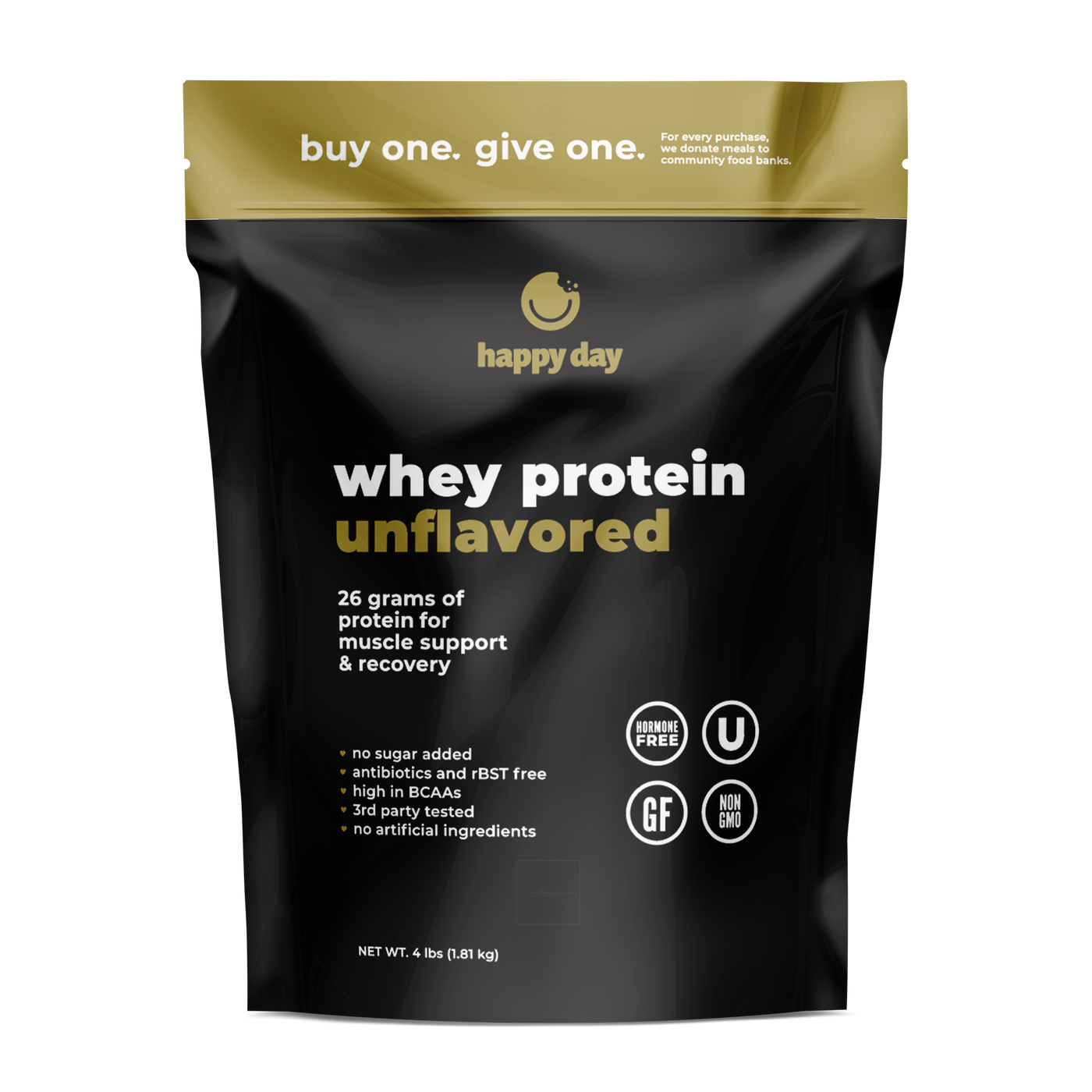 Whey Protein Concentrate Powder - Happy Day Brands