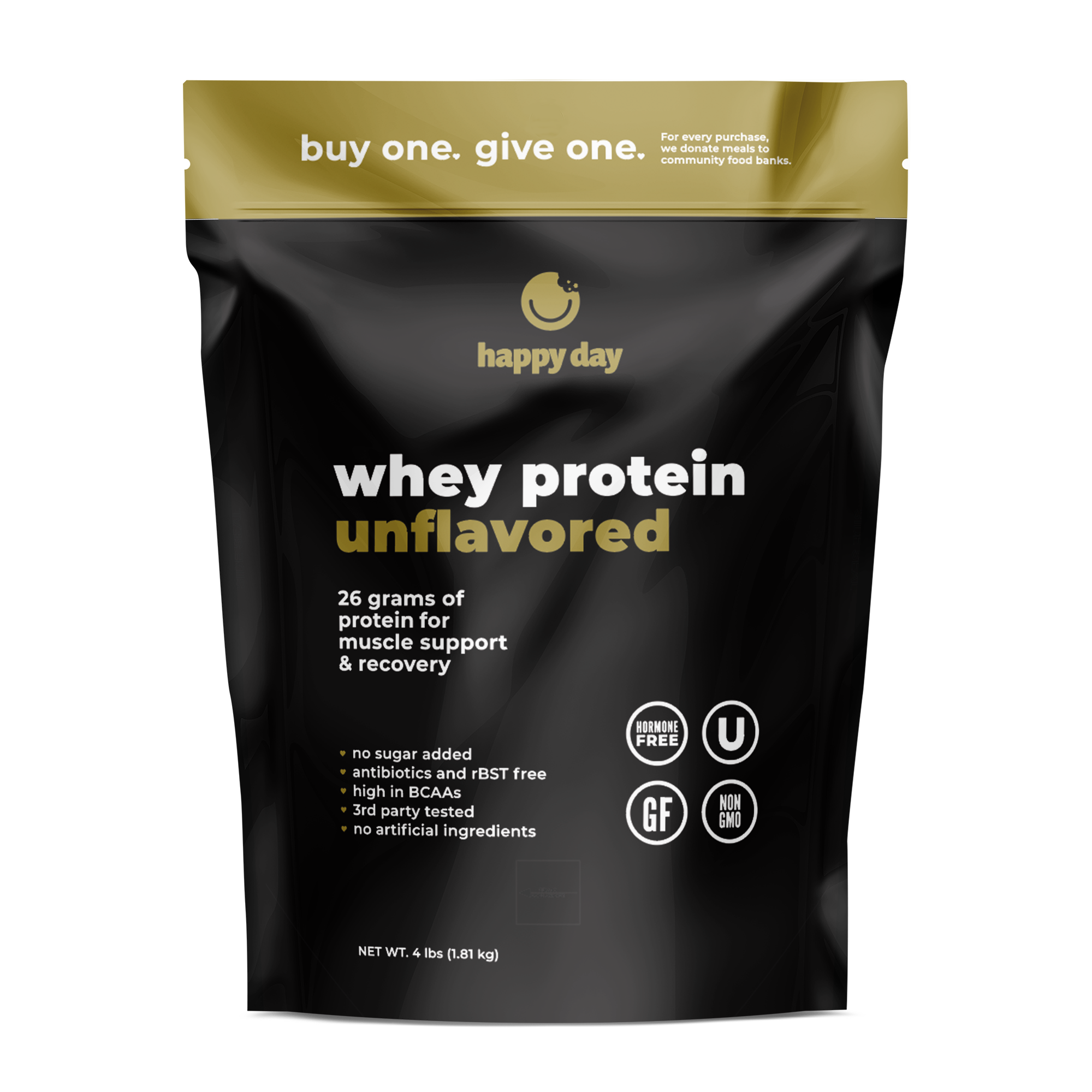 Whey Protein Concentrate Powder - Happy Day Brands