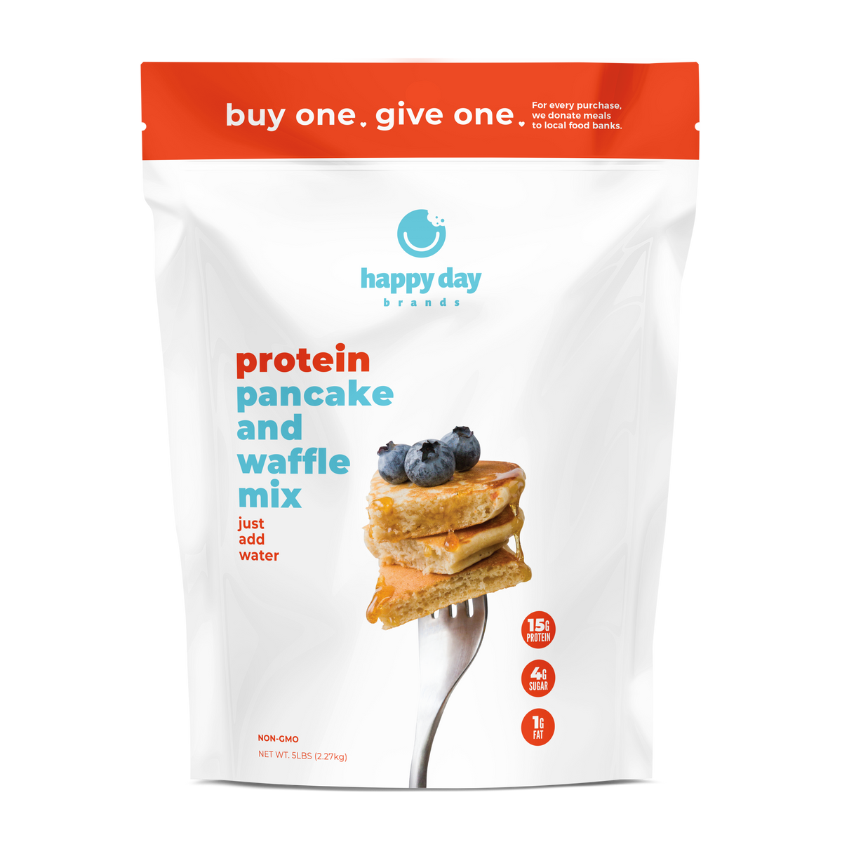 Protein Pancake and Waffle Mix (6 pack) - Happy Day Brands